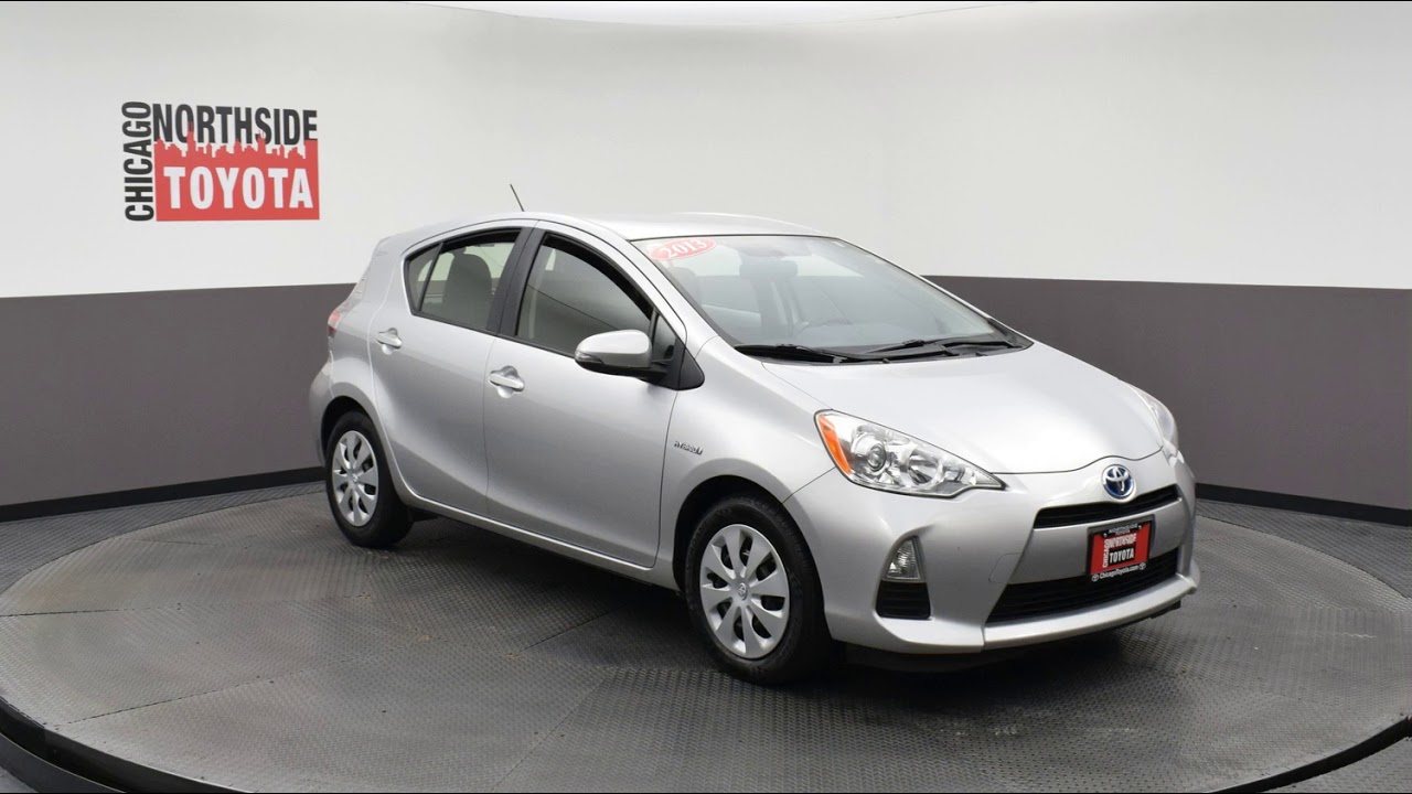 2013 Classic Silver Metallic Toyota Prius c Hatchback #P11865 - YouTube