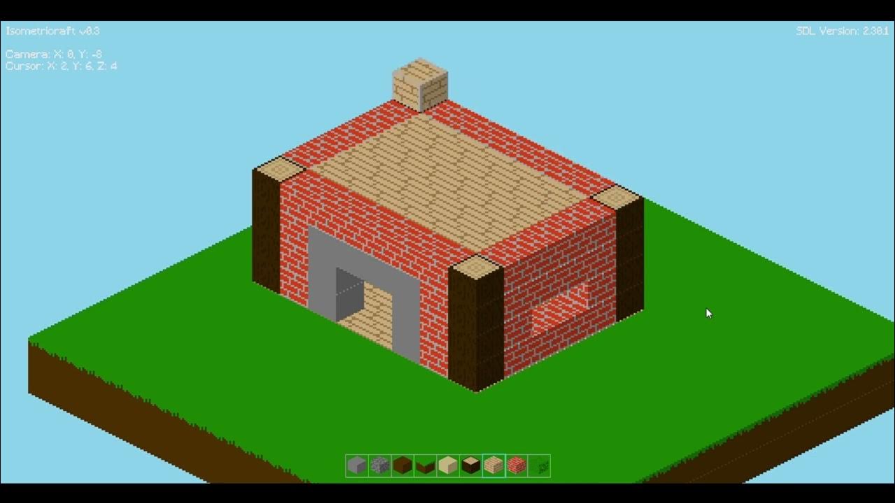 Isometricraft -- Isometric Minecraft in C and SDL2 - YouTube