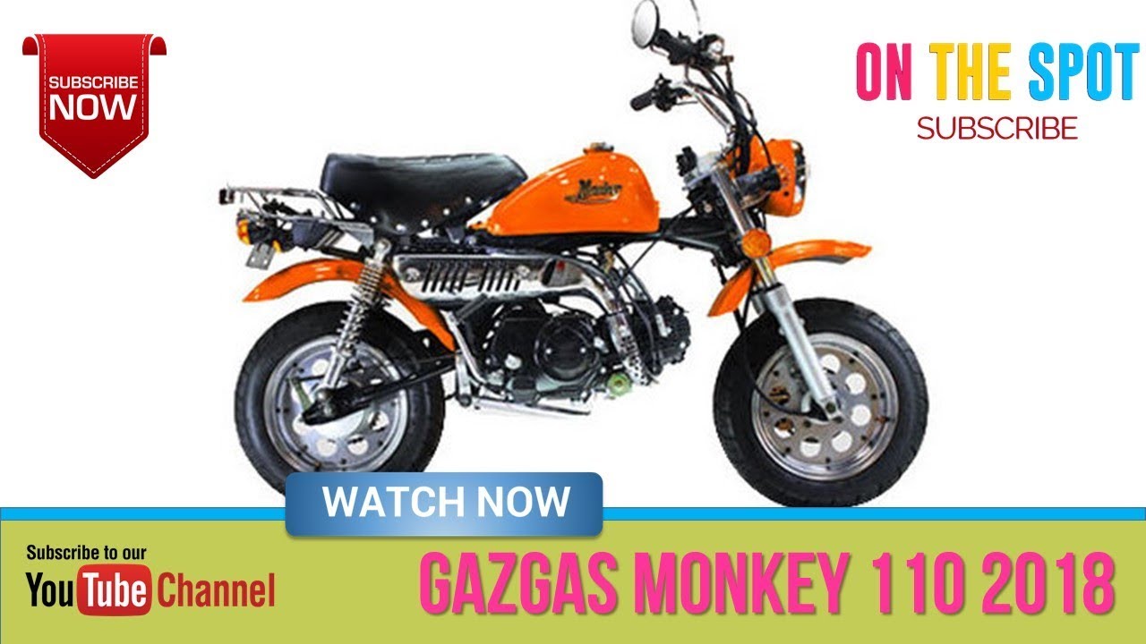 Gazgas Monkey 110 2018 - YouTube