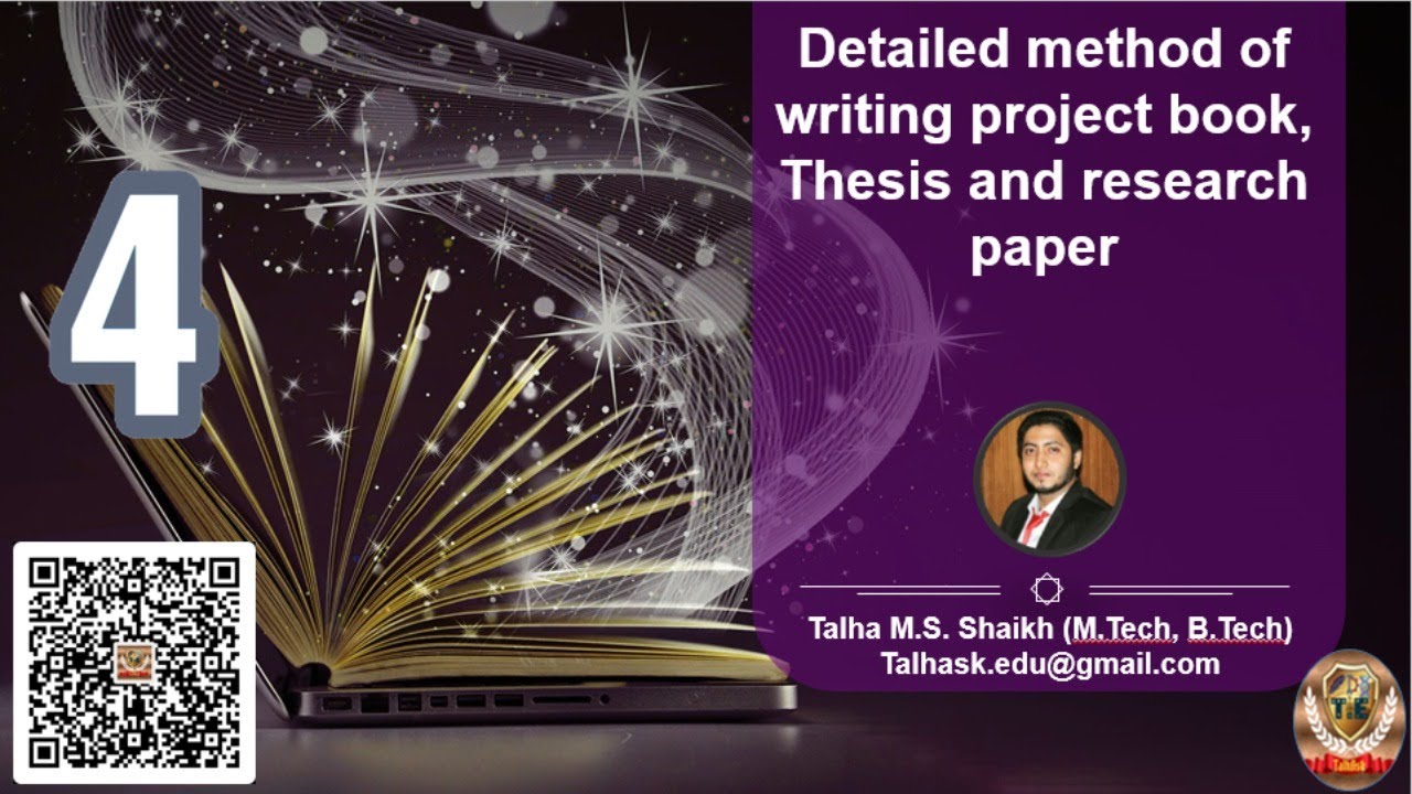 Webinar 4: Detailed method of writing Project book, Thesis and Research ...