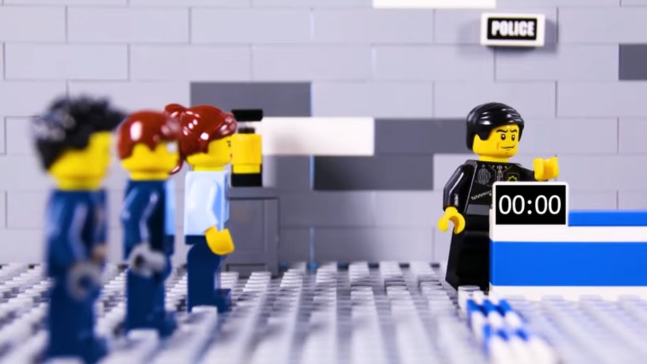 LEGO City Police Training STOP MOTION | LEGO Police: Gym, Vehicle ...