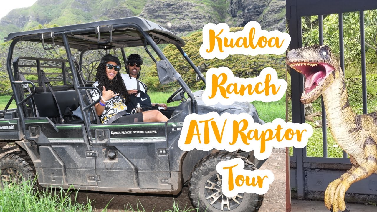 Kualoa Ranch ATV Raptor Tour / Review / O'ahu Hawaii Vacation - YouTube