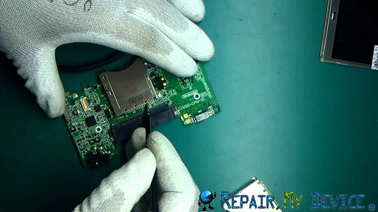 Nintendo DS Lite Game Slot Replacement Steps - YouTube