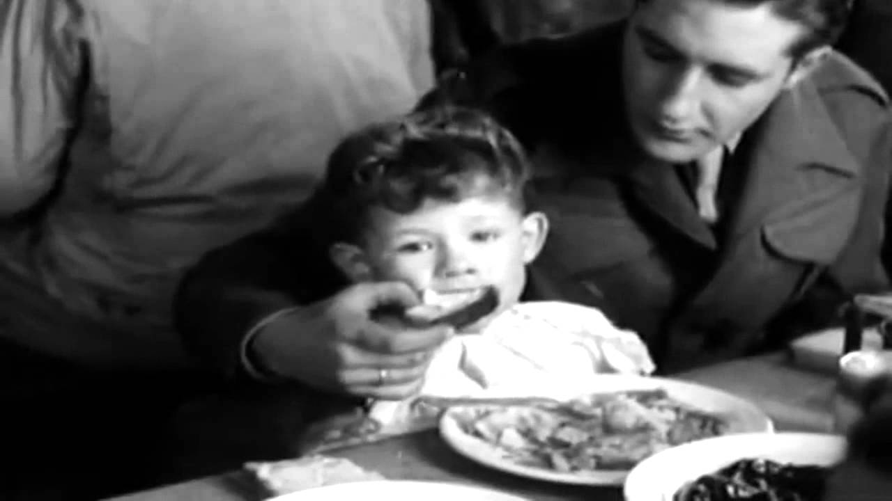 WW2 AAF Combat Subjects film "Orphan's Christmas, England" 1944 (full ...