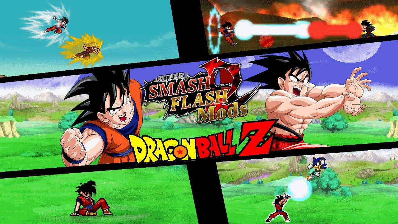 SSF2 Mods: Showcase Goku v2 Beta test by (Blackbalu366) - YouTube