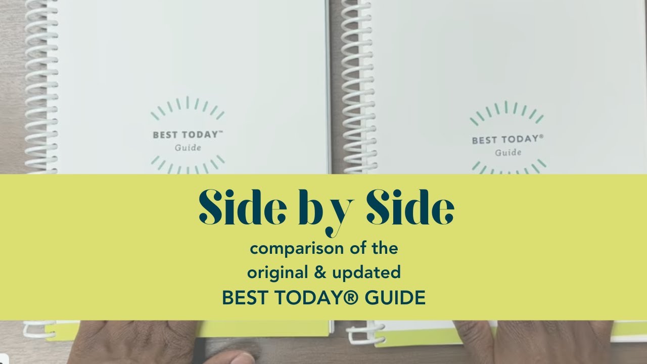 Side by Side comparison of the original and updated Best Today® Guide ...