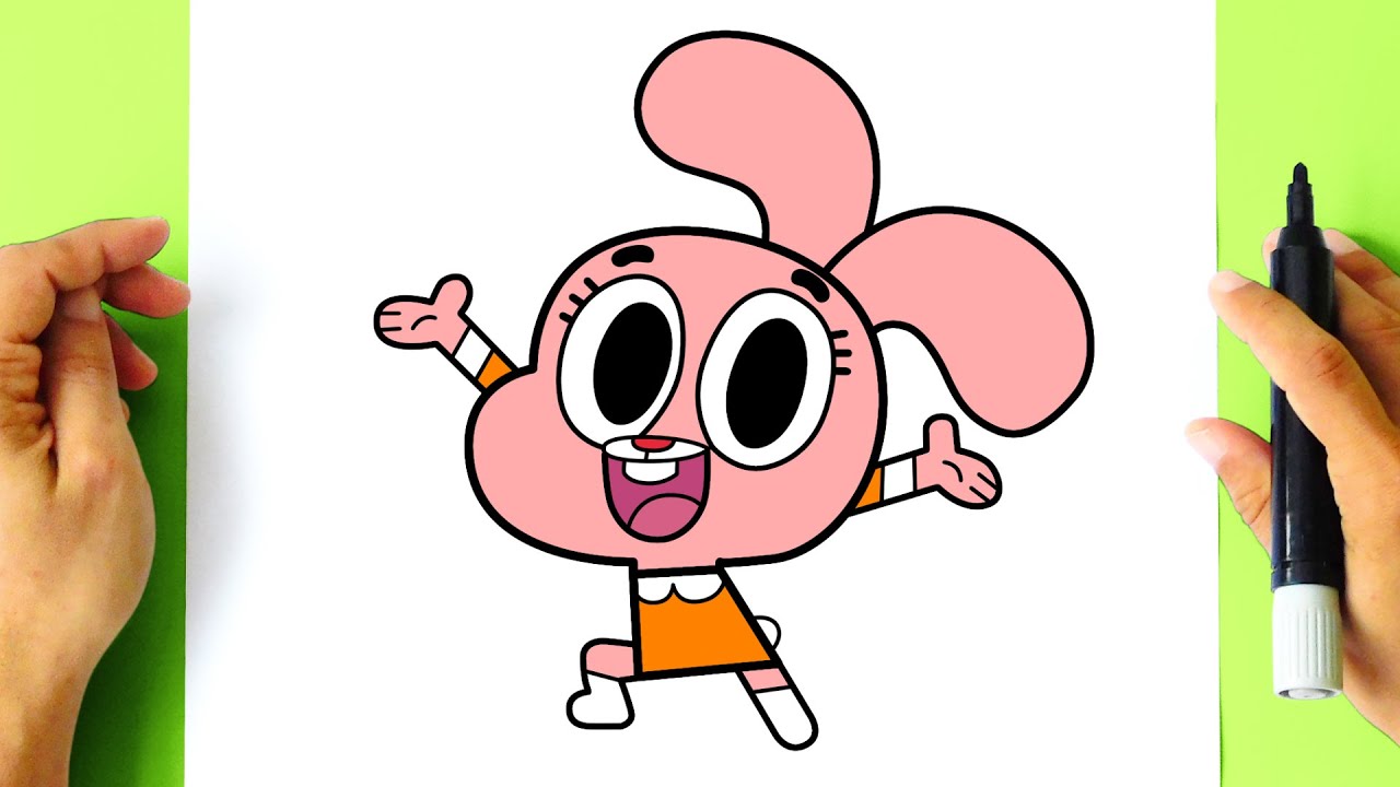 How to DRAW ANAIS WATTERSON - GUMBALL - YouTube