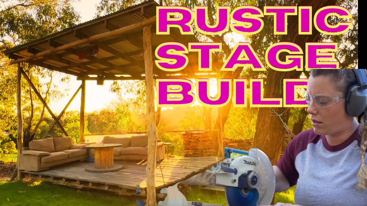 Rustic Backyard Stage Build for Unforgettable Wedding Celebrations ...