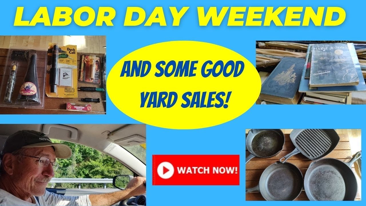 Labor Day Weekend Yard Sale Finds - FINALLY Some Time Off and Getting a ...
