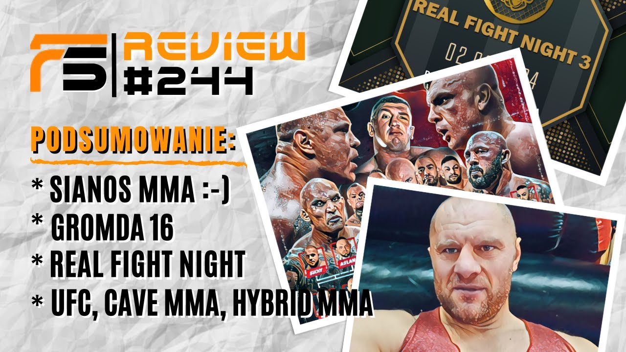 FIGHTSPORT REVIEW #244: SIANOS MMA! GROMDA 16, UFC, REAL FIGHT NIGHT ...