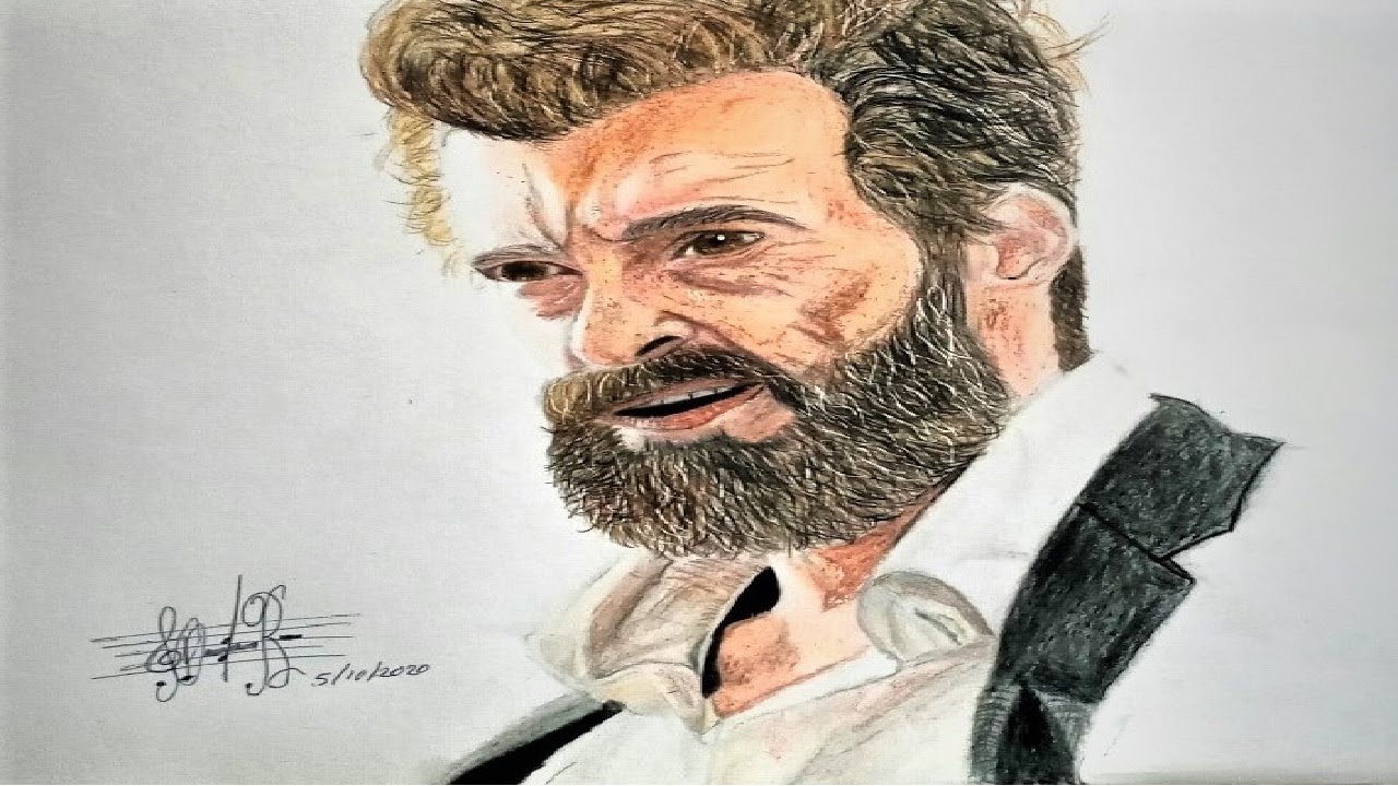 Dibujo de Logan Wolverine parte final. - YouTube