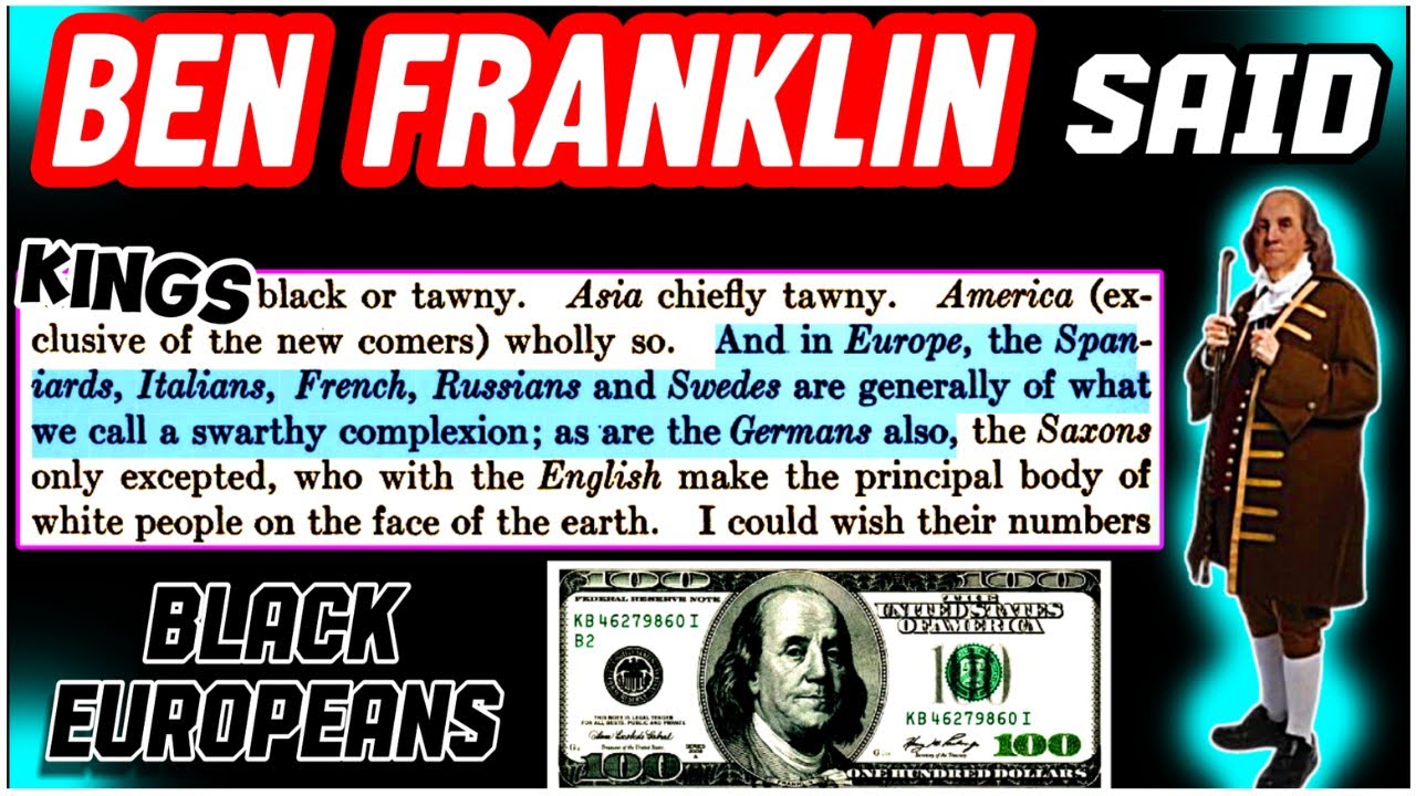 BENJAMIN FRANKLIN Told IT ALL🔴HISTORY EXPOSED🔴BLACK MONARCHY Of EUROPE🔴 ...