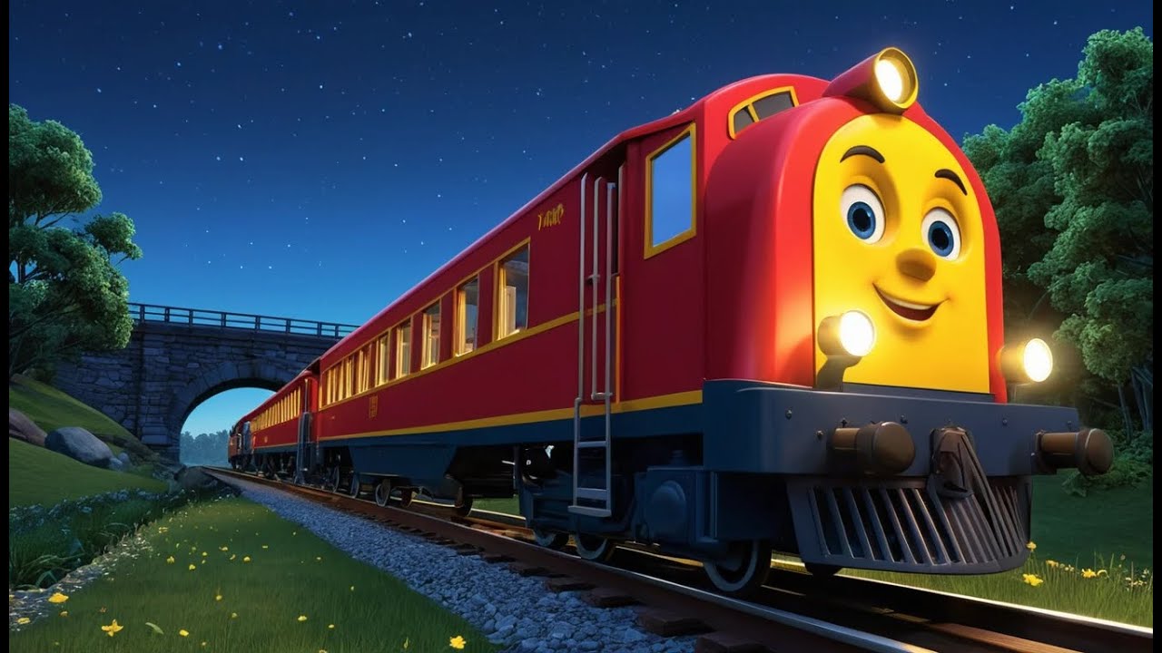 The Train on the Track Goes Choo Choo | Fun Train Song for Kids | Learn ...