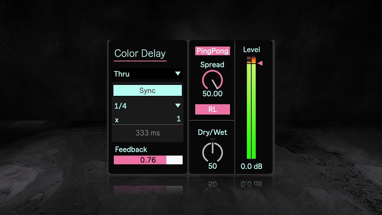 Ableton Color Delay 2.0 Max for Live Device - YouTube