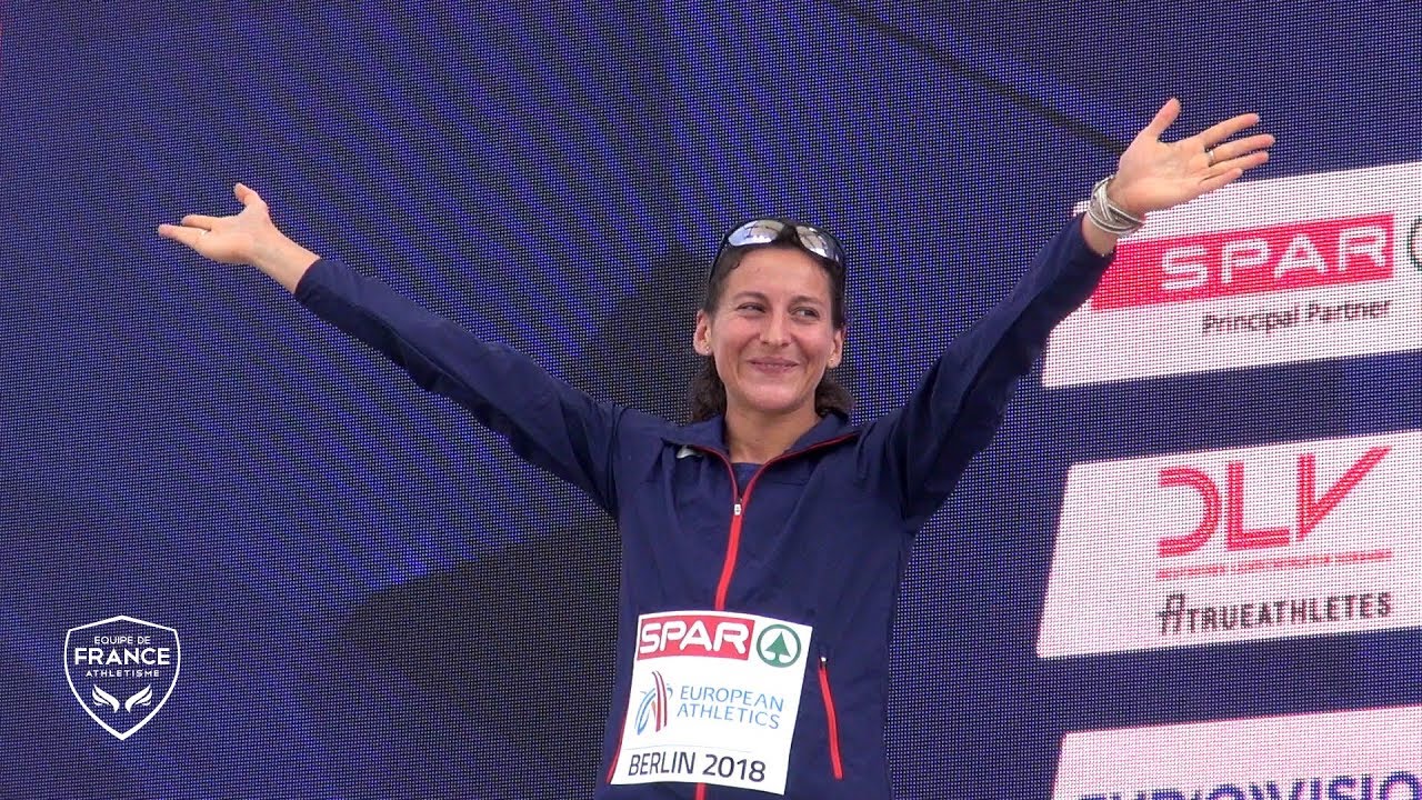 Berlin 2018 : L'émouvant podium de Clémence Calvin - YouTube