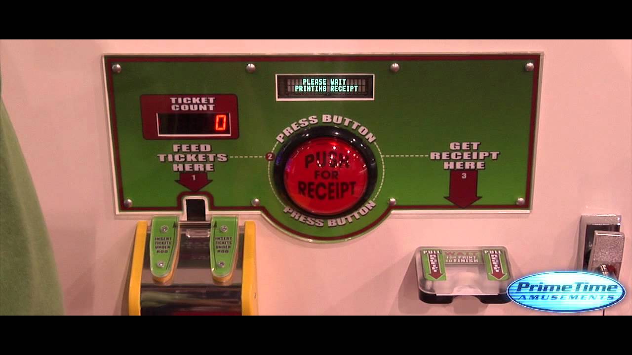 Ticket Station - Juego de Redencion - PrimeTime Amusements - YouTube