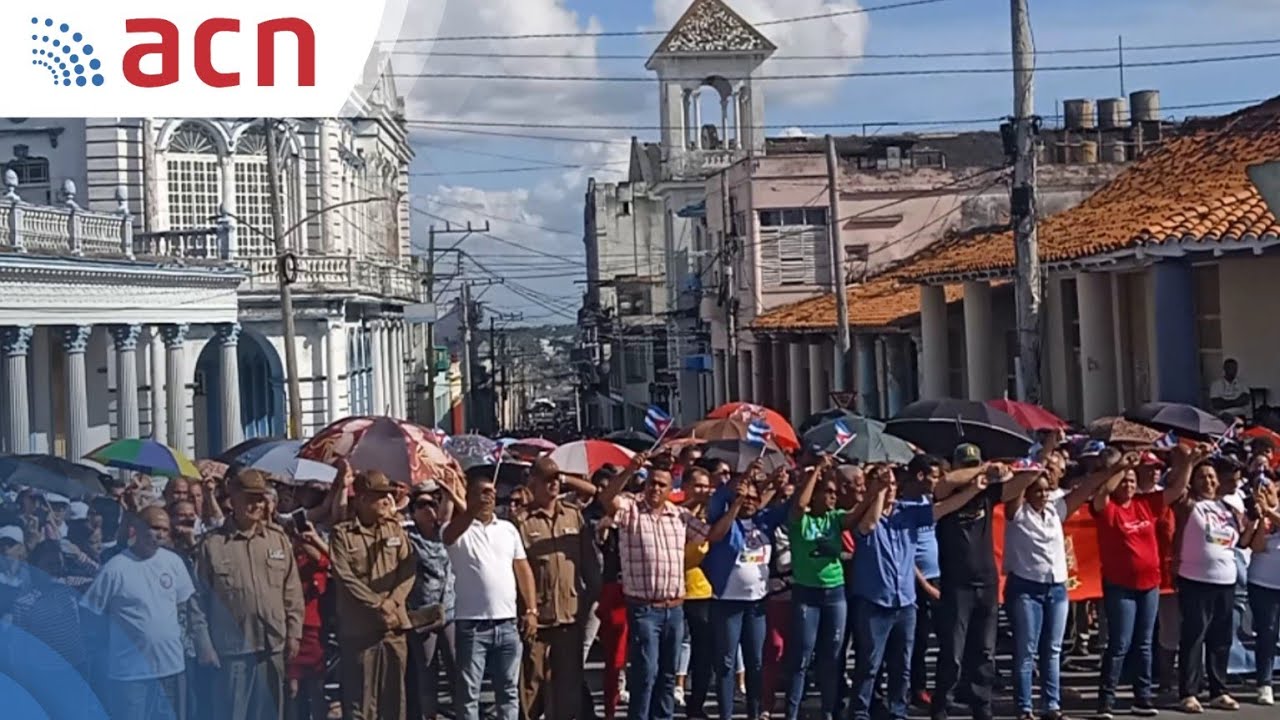 Pueblo pinareño dice NO al bloqueo económico - YouTube