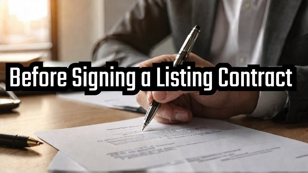 3 Crucial Questions to Ask Your Listing Agent Before Signing a Contract ...