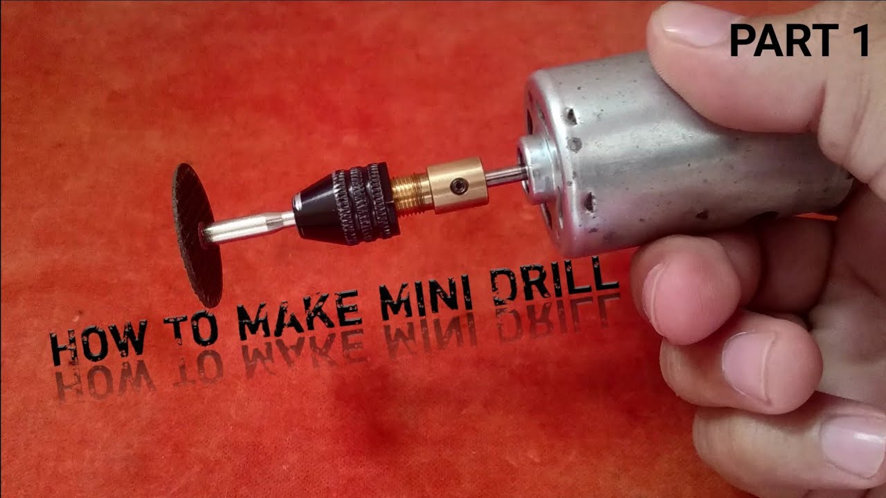How to make mini powerful drill machine at home. - YouTube