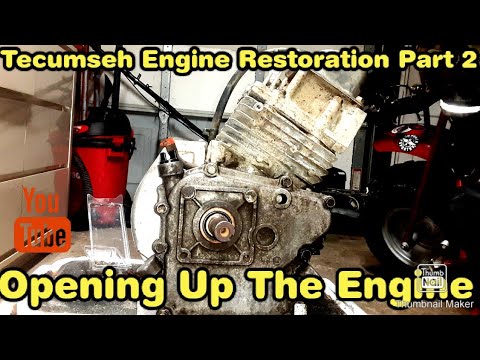 Tecumseh Engine Restoration Part 2 - YouTube