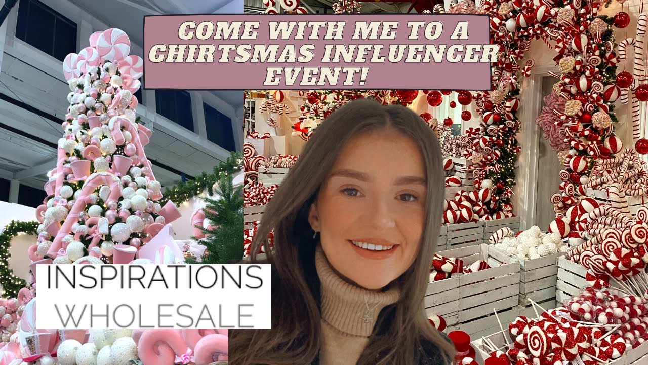 INSPIRATIONS WHOLESALE CHRISTMAS COME SHOP WITH ME| INFLUENCER EVENT ...
