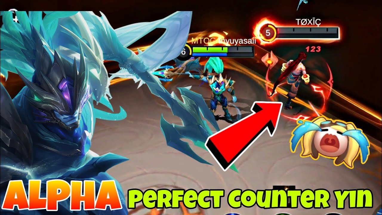 This Alpha is The Best Hero to Counter Yin ~ Offlane Alph Gameplay ...