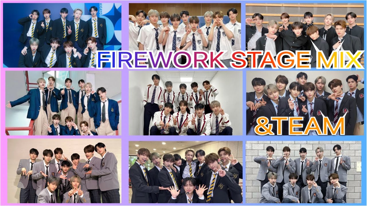 [MUST WATCH ] 앤팀 &TEAM ~ [FIREWORK] Korean Version 교차편집 BEST STAGE MIX ...