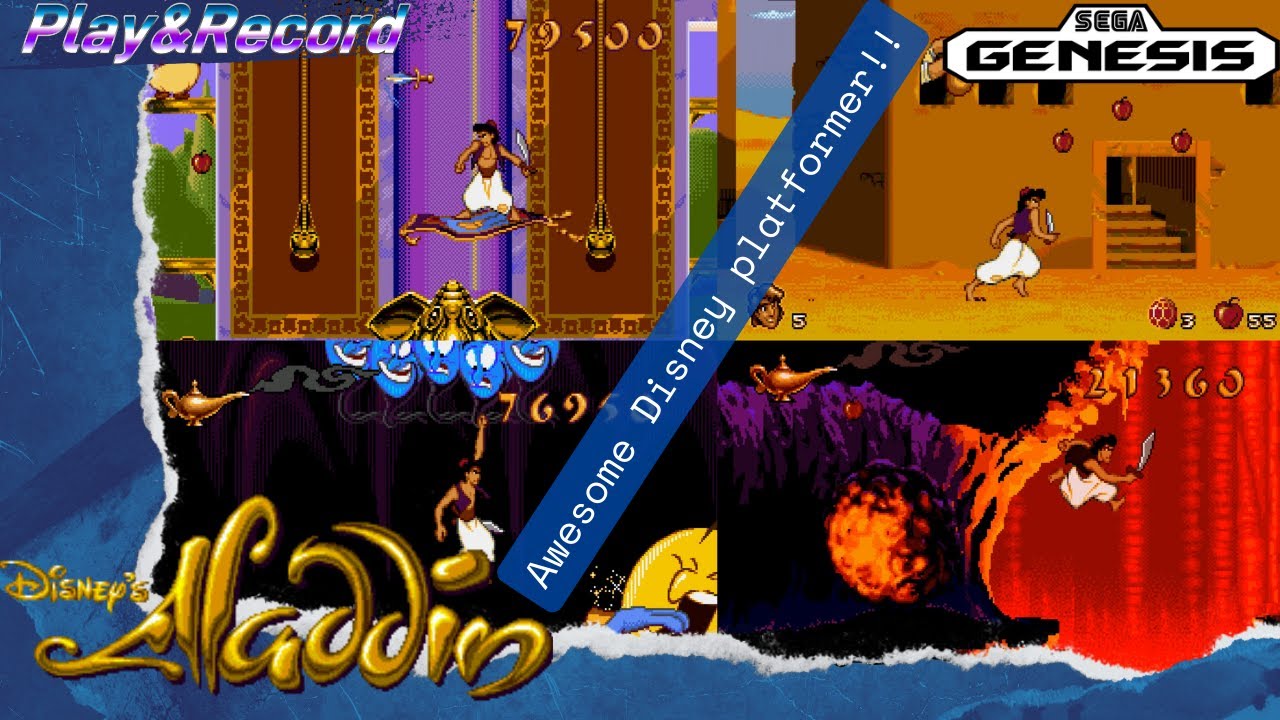 Aladdin (Sega Genesis) Playthrough Non Commentary - YouTube