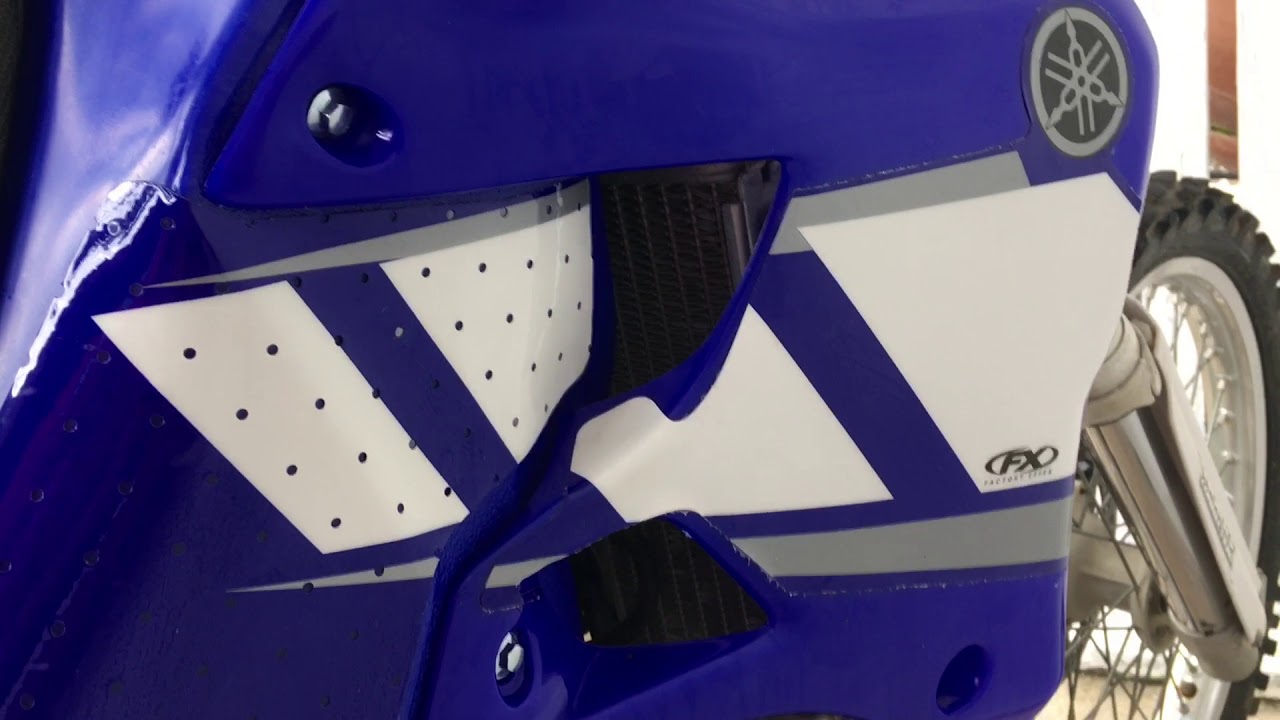 My Yamaha YZ 125 w/ Factory Effex OEM Graphics Kit - YouTube