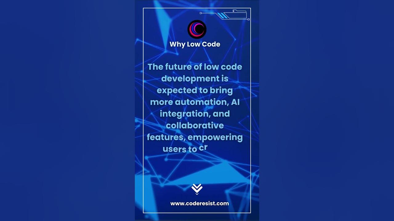 Know Why Low-Code - YouTube