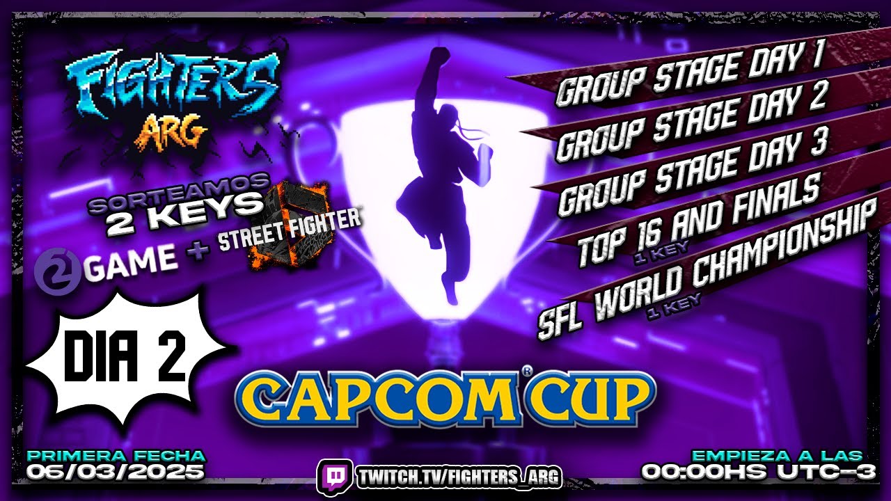 💥COBERTURA CAPCOM CUP 2025💥Segundo dia del evento mas importante de SF6 ...