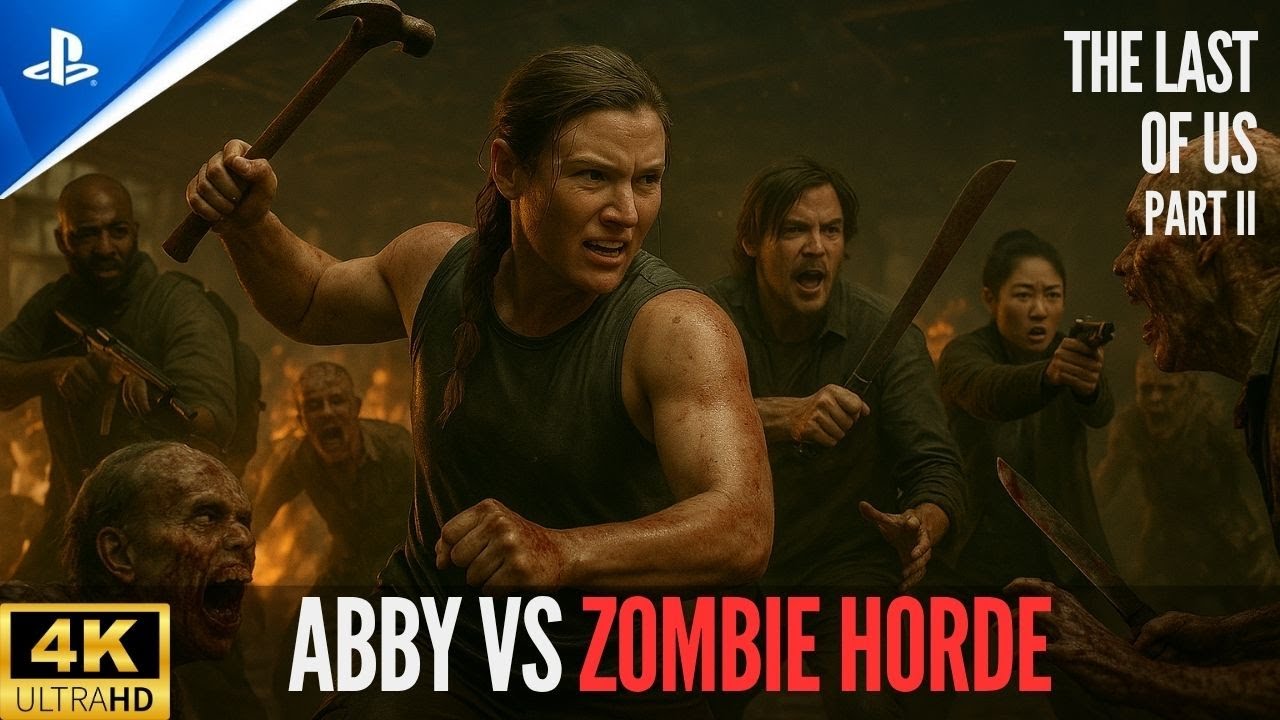 Abby vs. Zombie Horde: Brutal Survival in The Last of Us Part II - YouTube