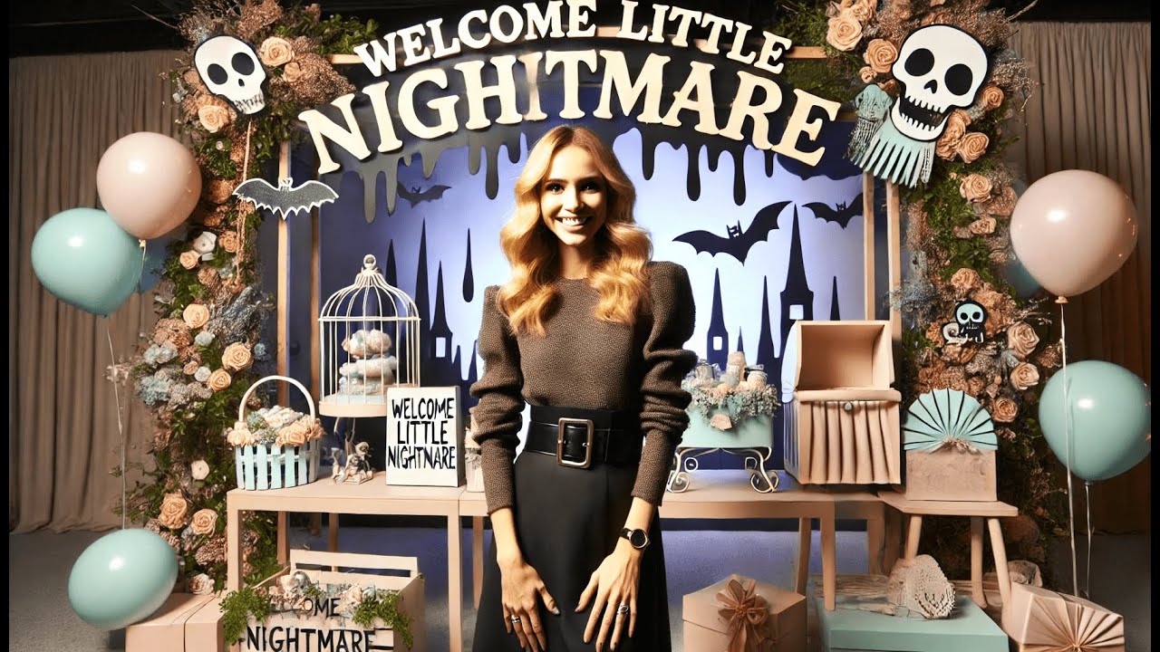 🎉 HigzYovn Little Nightmare Baby Shower Decorations | Best Welcome ...