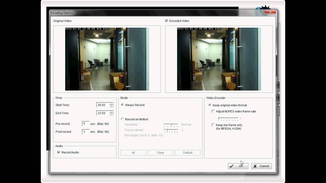 how enable recording with sound in d view cam - YouTube