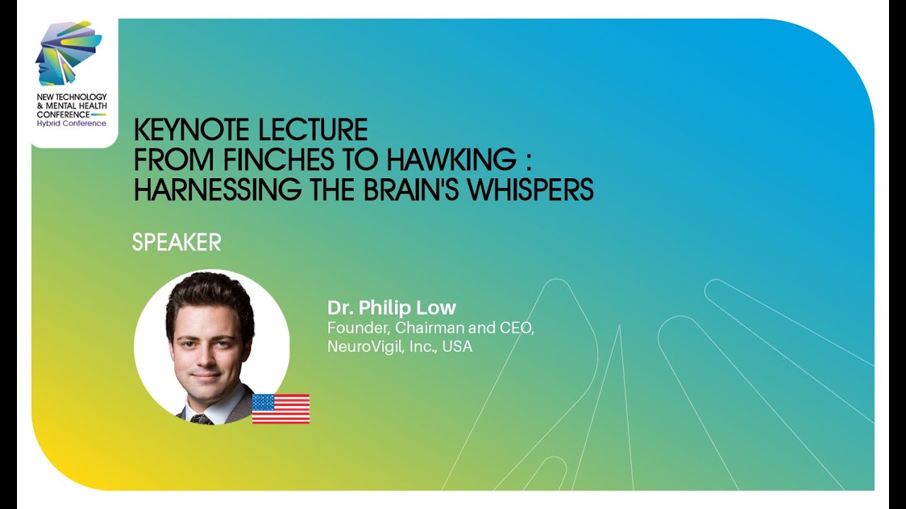 Dr Philip Low- KEYNOTE LECTURE From Finches to Hawking: Harnessing the ...