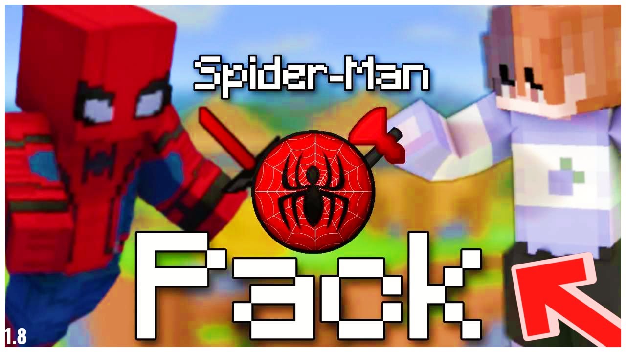 !EL MEJOR TEXTURE PACK de SPIDERMAN! | FT.🙀 @SLNPABLO *tiene particulas ...