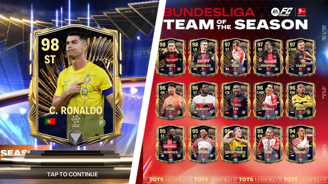 🔴 FC Mobile LIVE || TOTS CR7! || Bundesliga TOTS Arena H2H Grind - YouTube