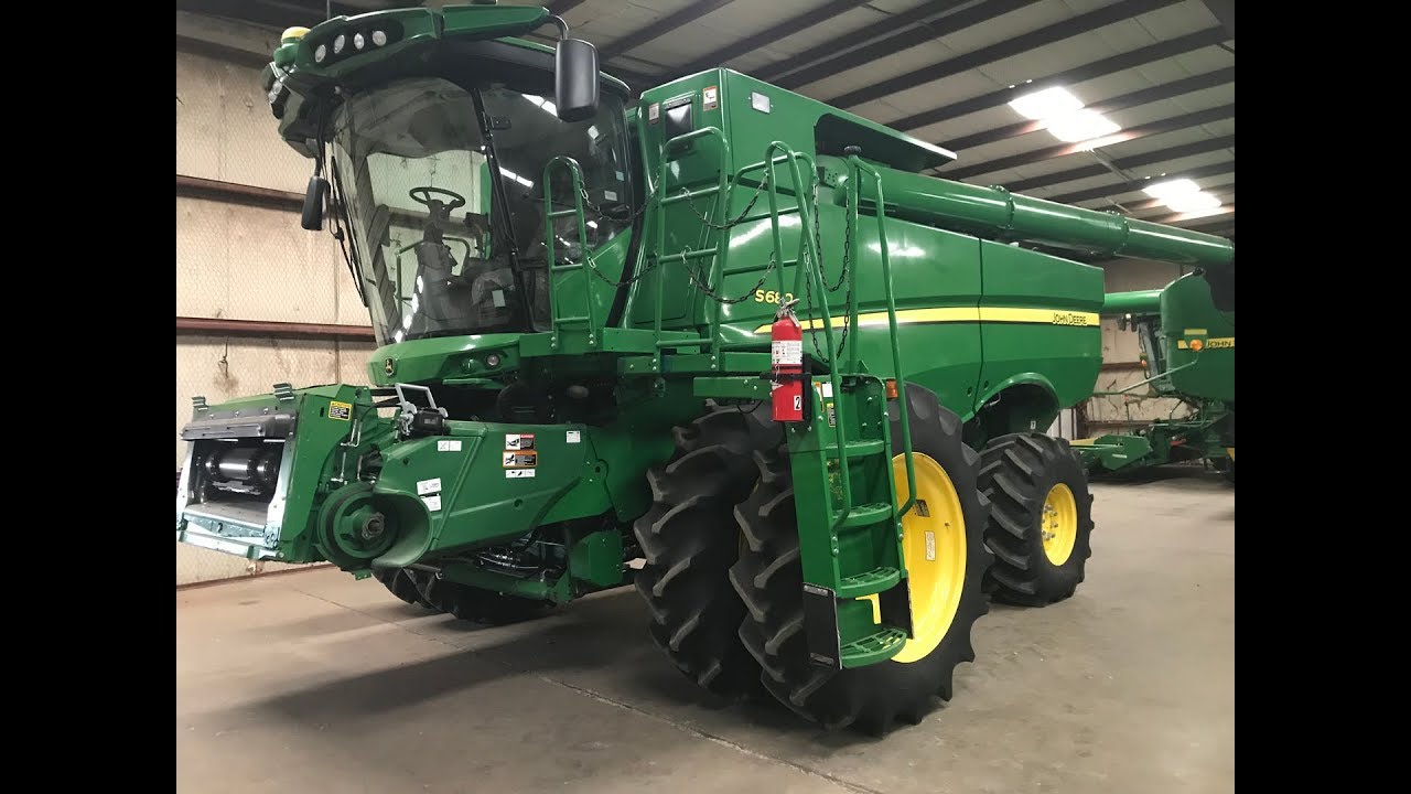 2016 John Deere S680 Combine with 797 Engine Hours Sold Yesterday on ...