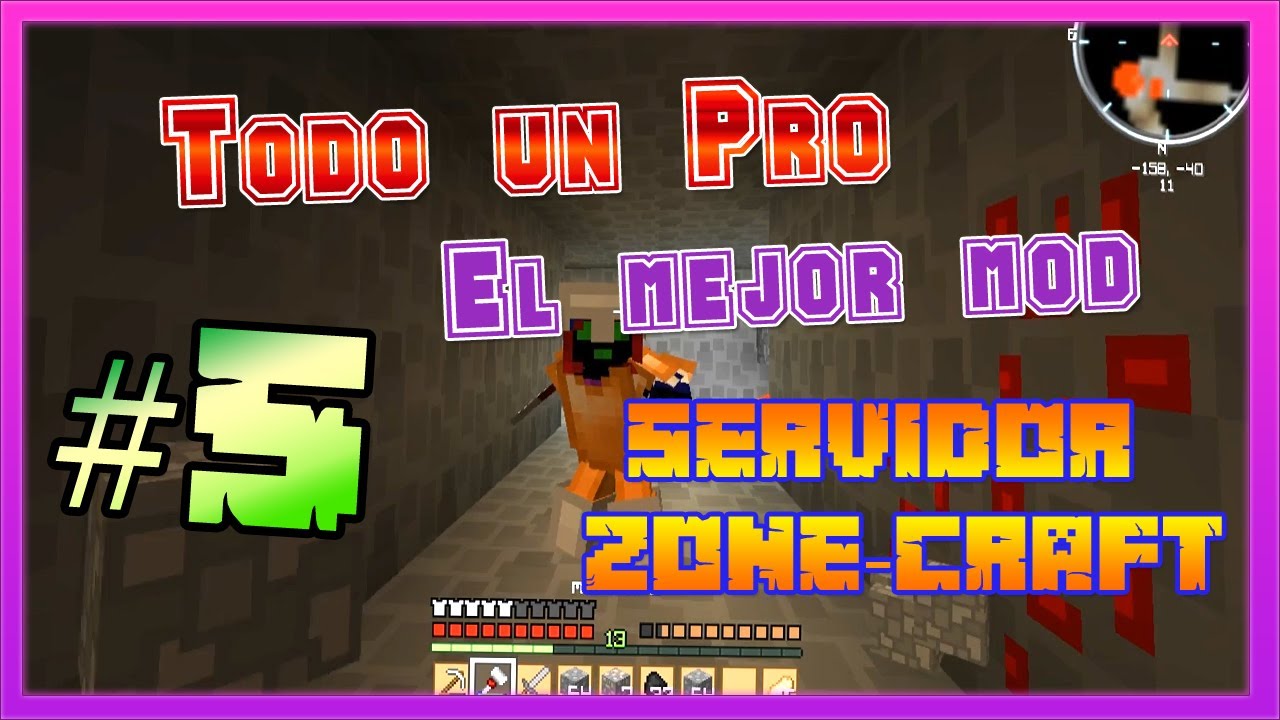 Como un pro ☜(˚ ˚)☞| Zone Craft | Minecraft server| cap #5 - YouTube
