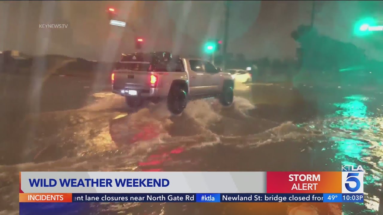 Wild weather weekend - YouTube