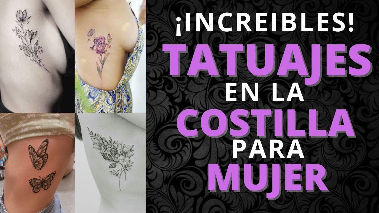 Tatuajes En La Costilla Para Mujer Ideas Y Diseños Golden Tattoo Youtube