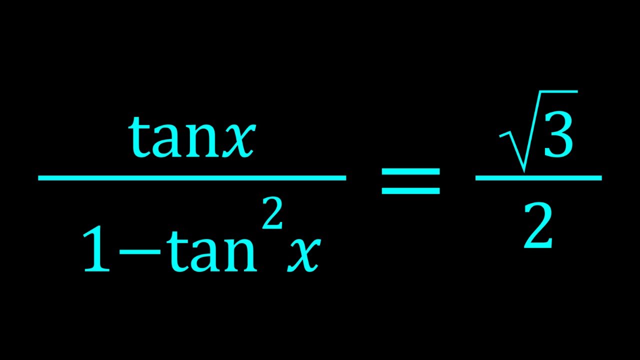 A Nice Tangent Equation - YouTube
