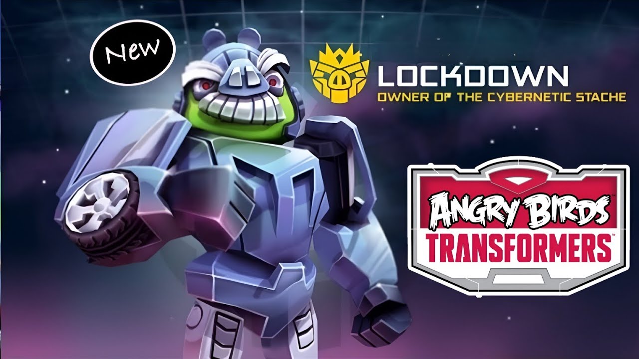 ANGRY BIRDS TRANSFORMERS🔥ll UNLOCK NEW ROBOT🤖ll LOCKDOWN 😈 - YouTube