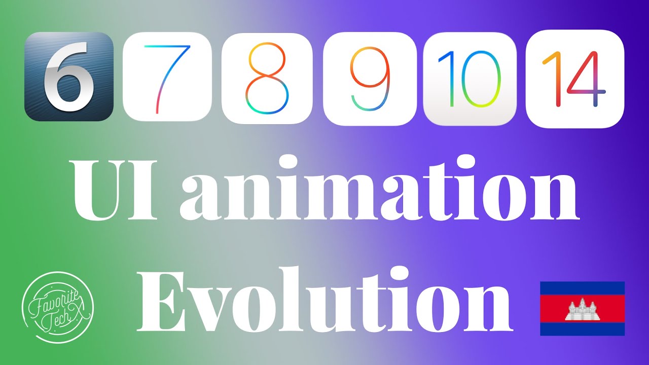 iOS UI Animations Evolution 😲 - YouTube
