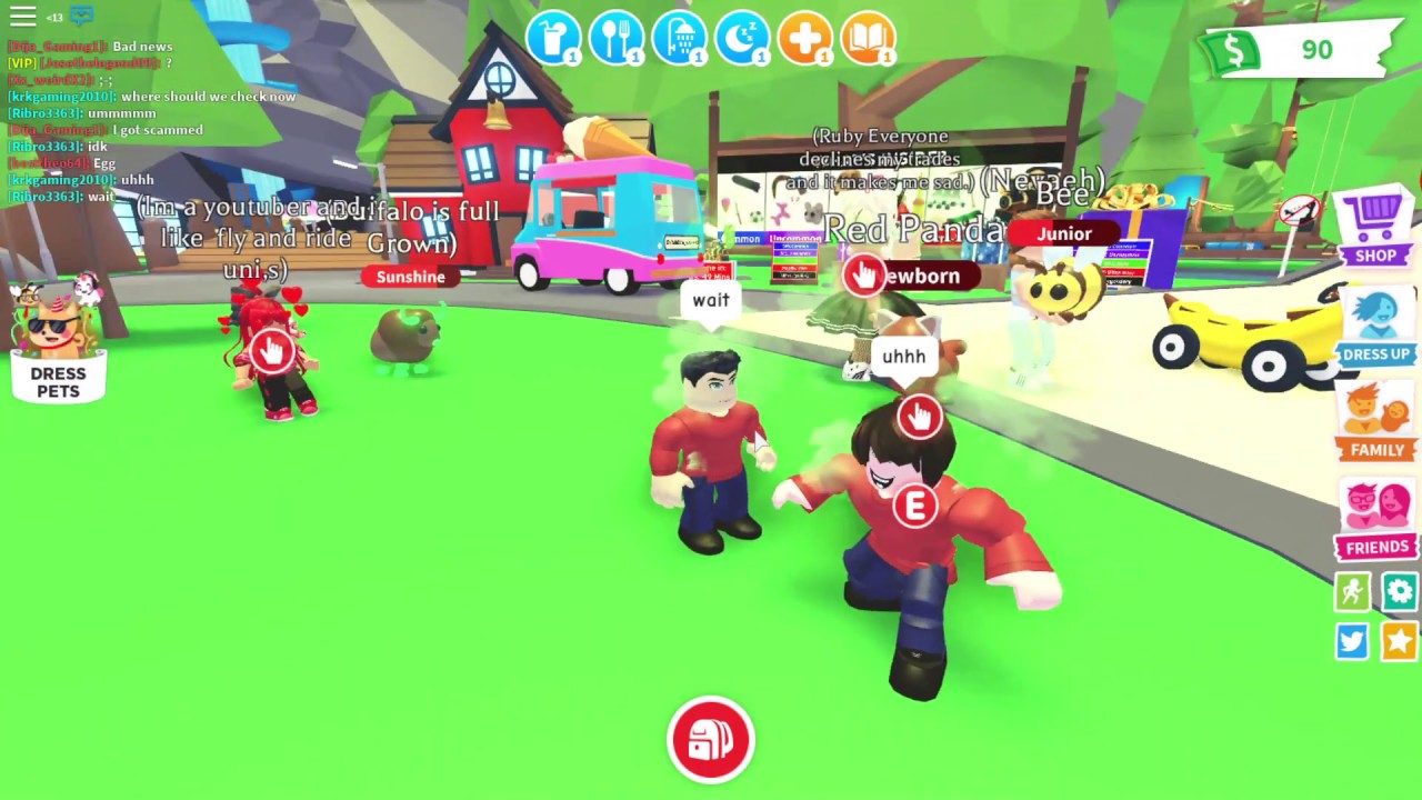 BEING POOR IN ROBLOX ADOPT ME WITH KRKGAMING2010 - YouTube