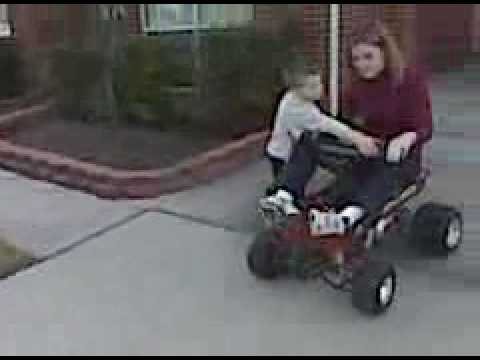 Motorized Radio Flyer Wagon - YouTube