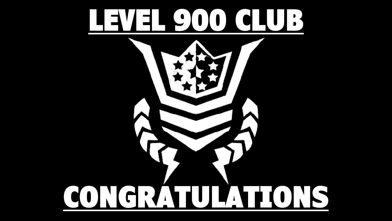LEVEL 900 CLUB CONGRATULATIONS!! TO THE FIRST FIVE PLAYERS TO HIT LEVEL ...