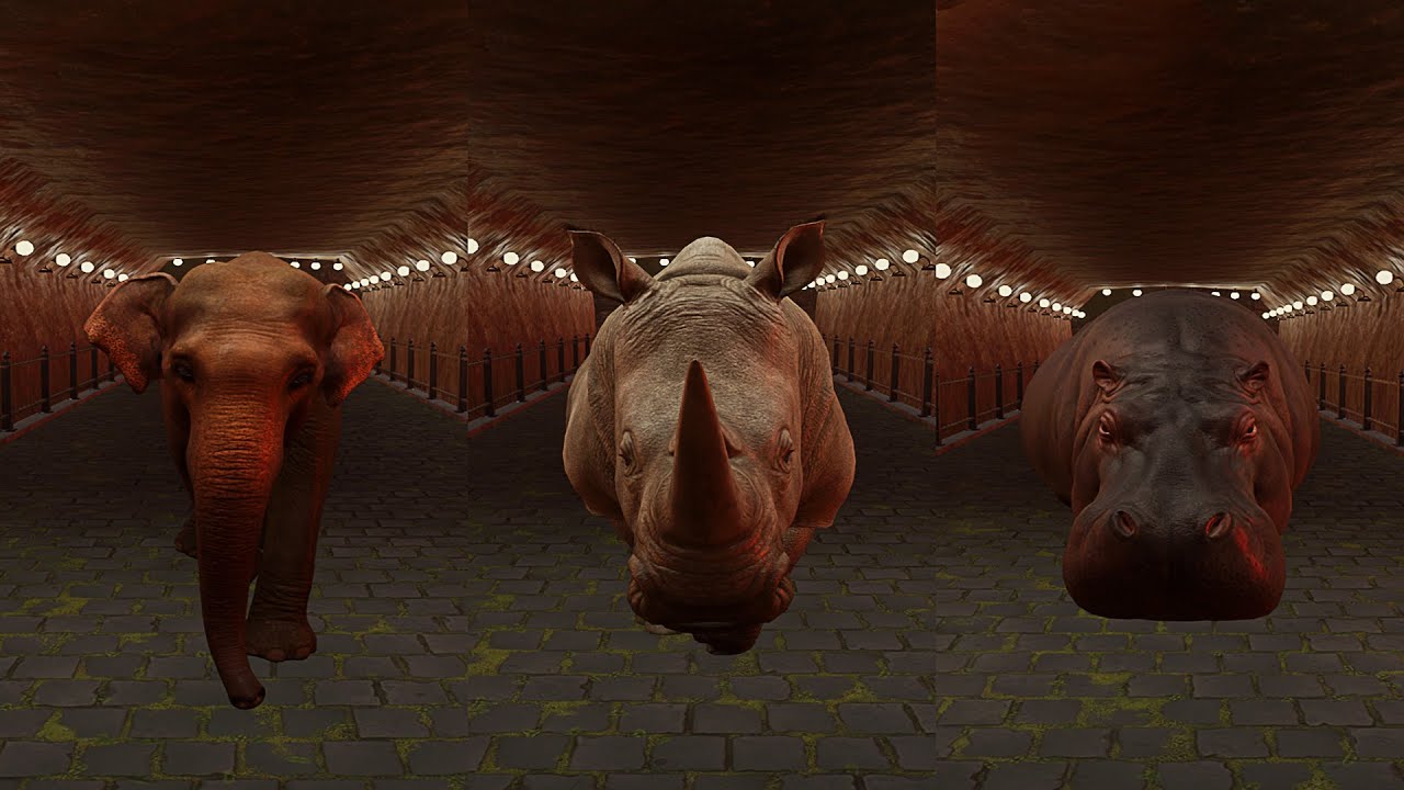 Top Biggest America Animals Race in Planet Zoo included Elephant ...