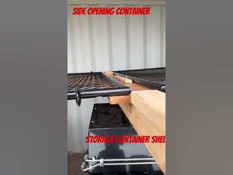 Shelf in SIDE ENTRY 20’ Container; sliders - YouTube
