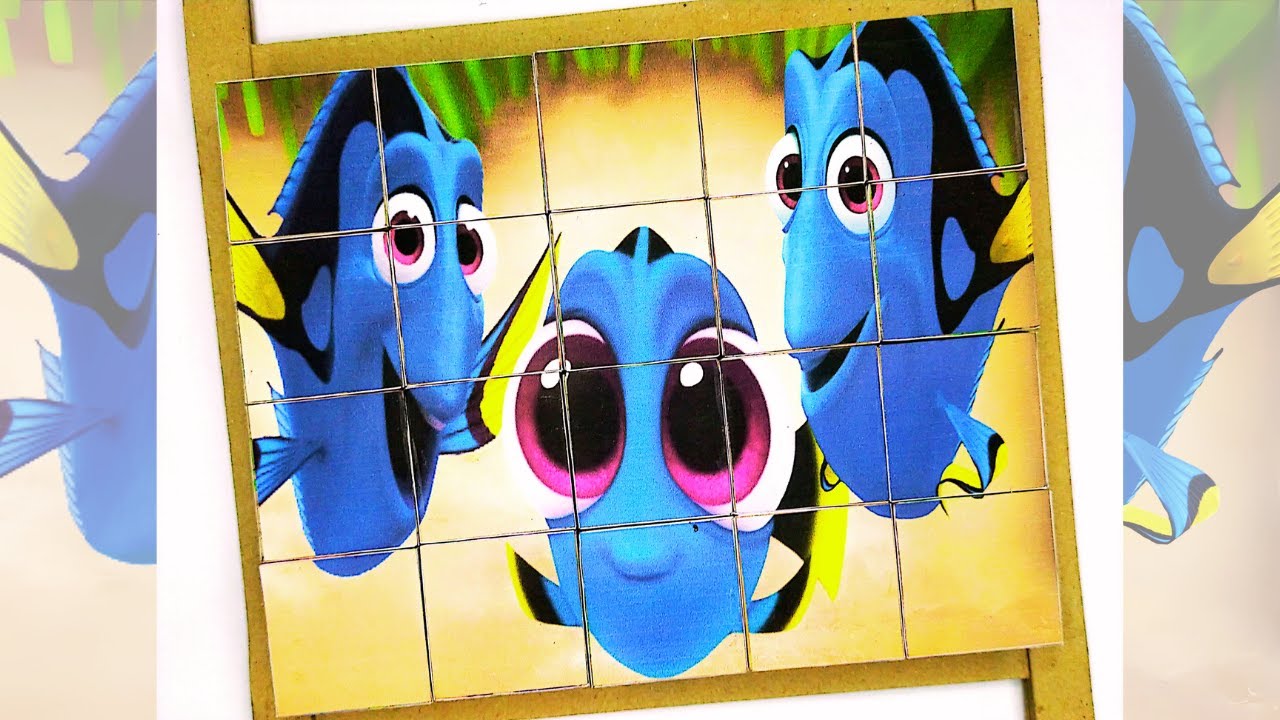 Finding Dory Puzzle Game #2 Baby Dory With Mom and Dad - YouTube